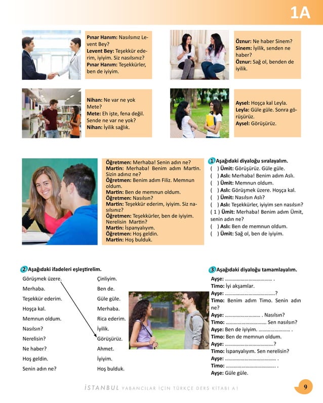 Istanbul A1 Ders Kitabi English | PDF
