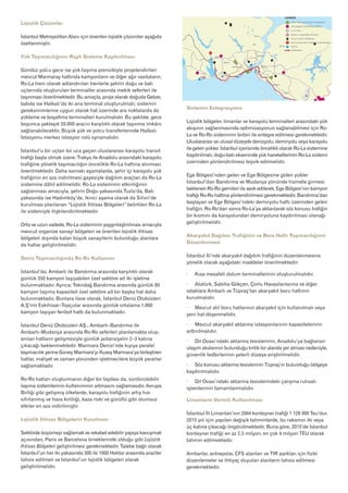 ISTANBUL LOJISTIK MASTER PLANI | PDF