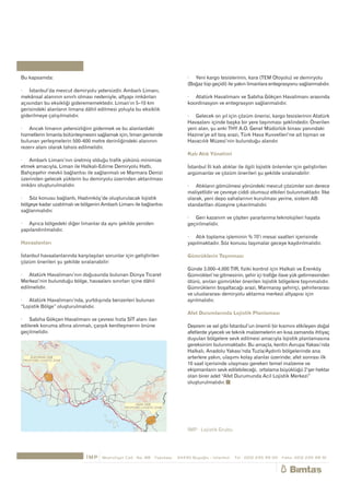 ISTANBUL LOJISTIK MASTER PLANI | PDF