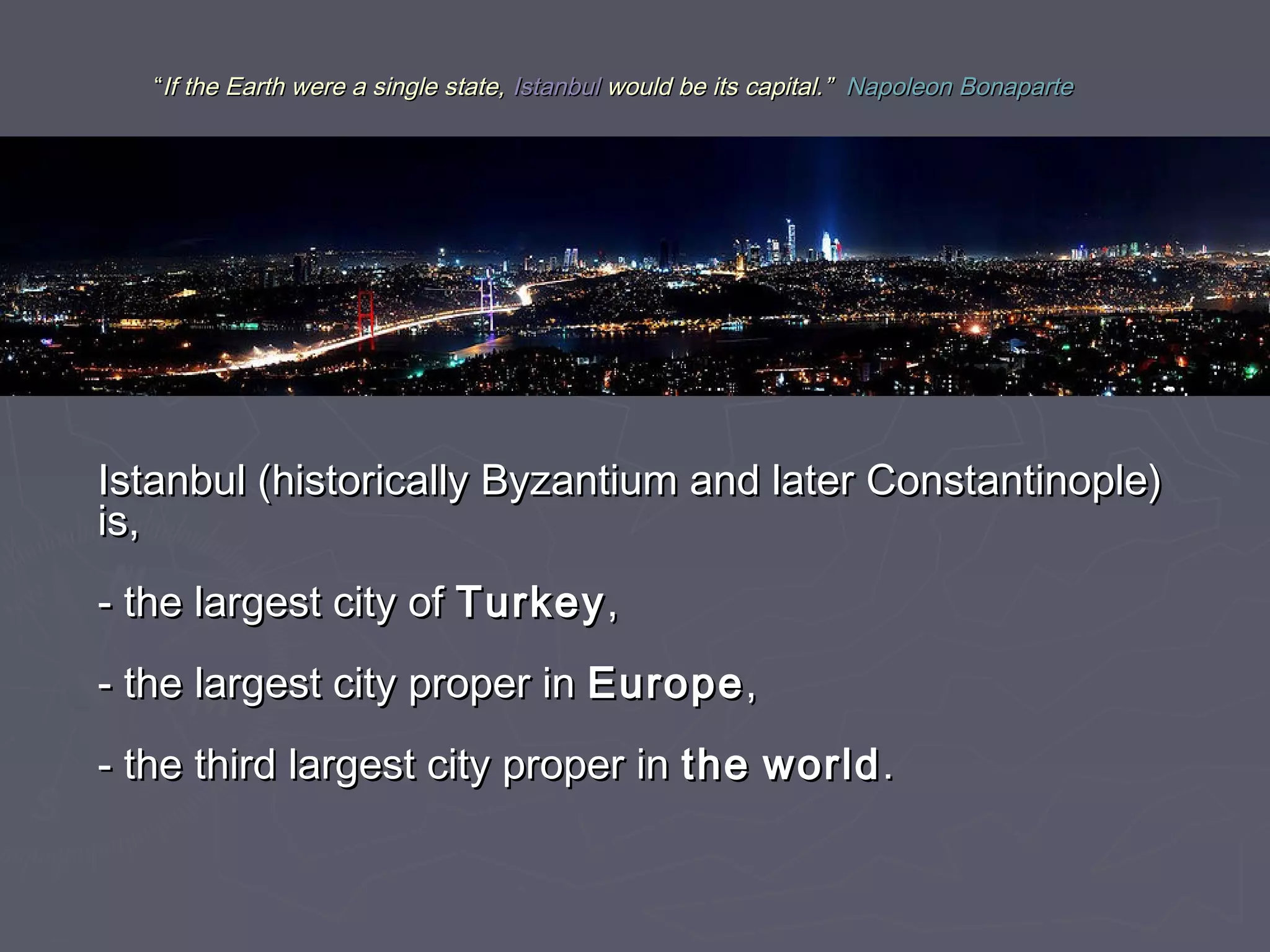 Istanbul presentation | PPT