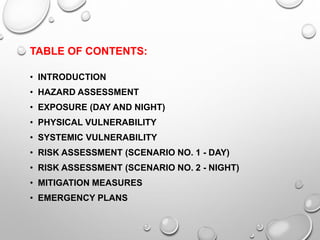 Vulnerability and risk assessment of the Istanbul City for a given ...