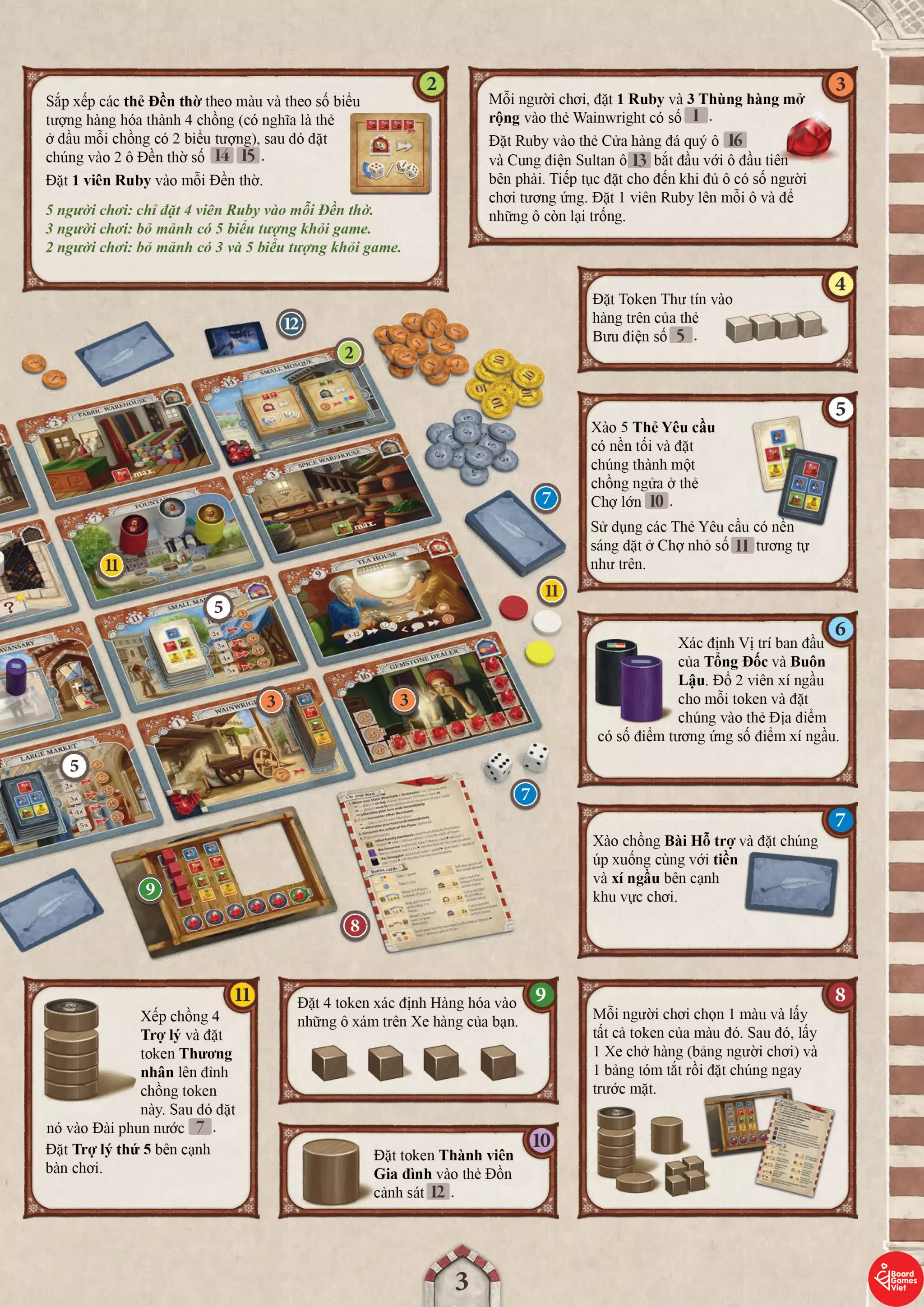 Hướng dẫn chơi Istanbul Boardgame | PDF