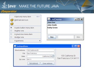 İstanbul Üniversitesi - Swing Application Framework | PPT