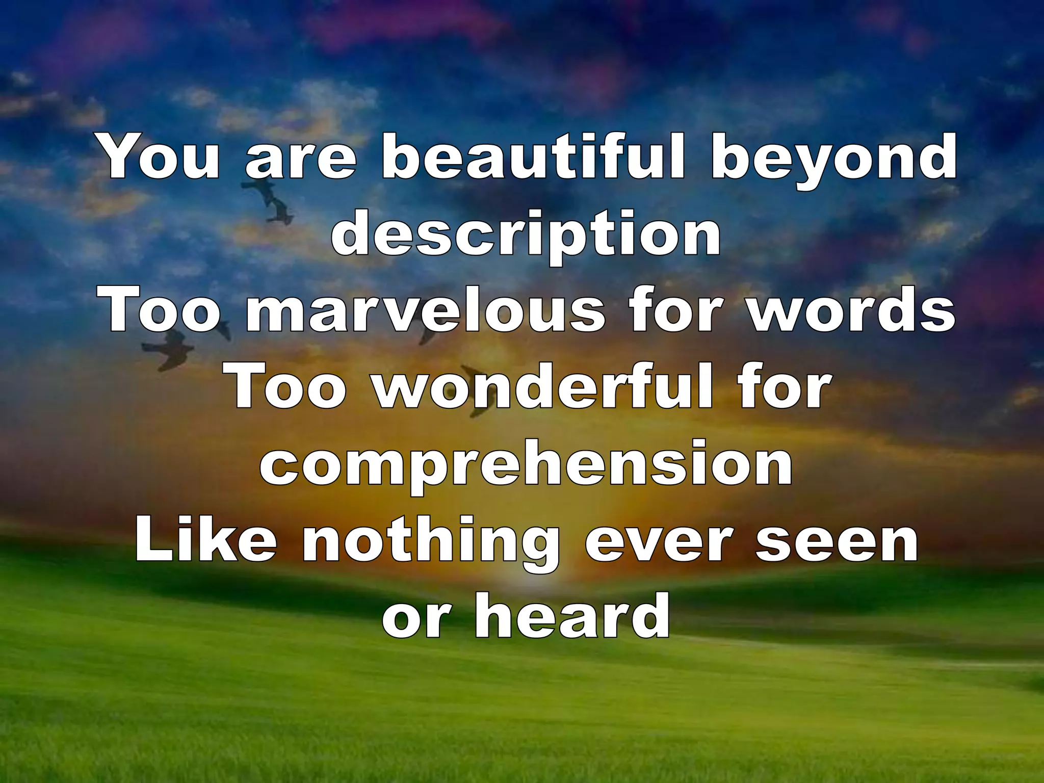 I Stand In Awe Of You | PPTX