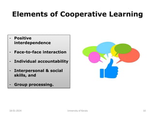 cooperative leaning whereabouts for better classrooms | PPT