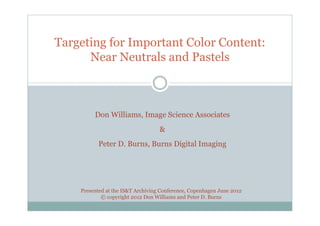 Targeting for Important Color Content | PDF | Photography | Arts and Crafts