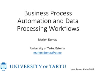 Business Process Automation and Data Processing Workflows | PPT