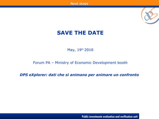 DPS and CPT eXplorer: connecting data & policy | PPT