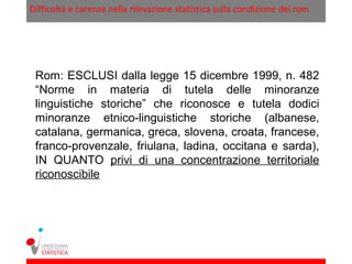 P. Vulpiani - Difficoltà e carenze nella rilevazione statistica sulla ...