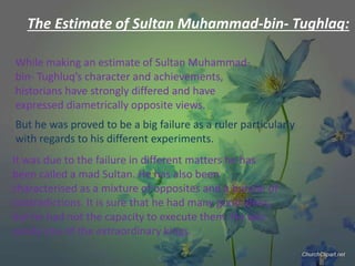 MOHAMMAD BIN TUGHLUQ | PPTX