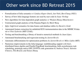 Genomics data analysis in Julia | PPT