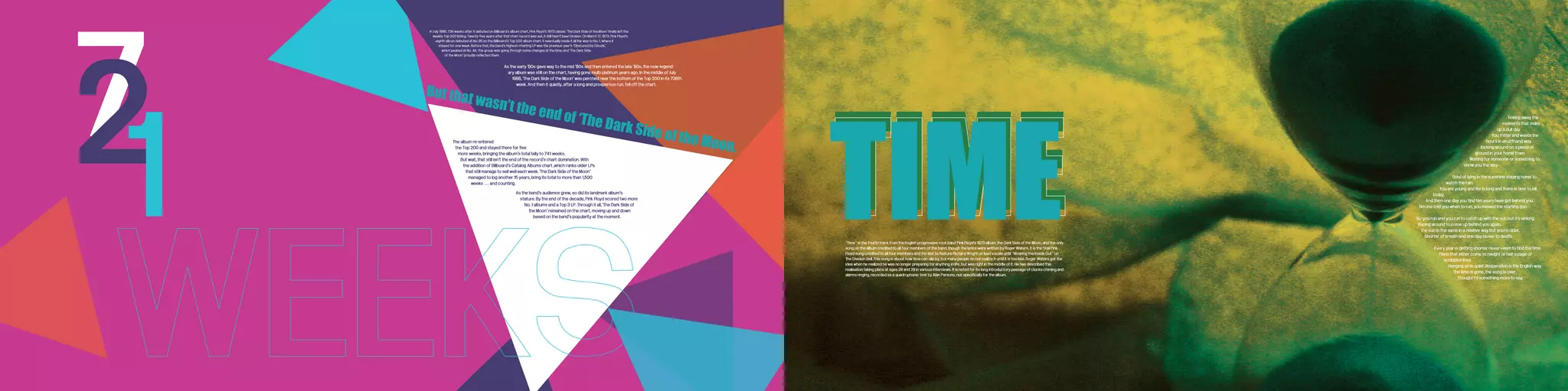 Pink Floyd Typography based book | PDF
