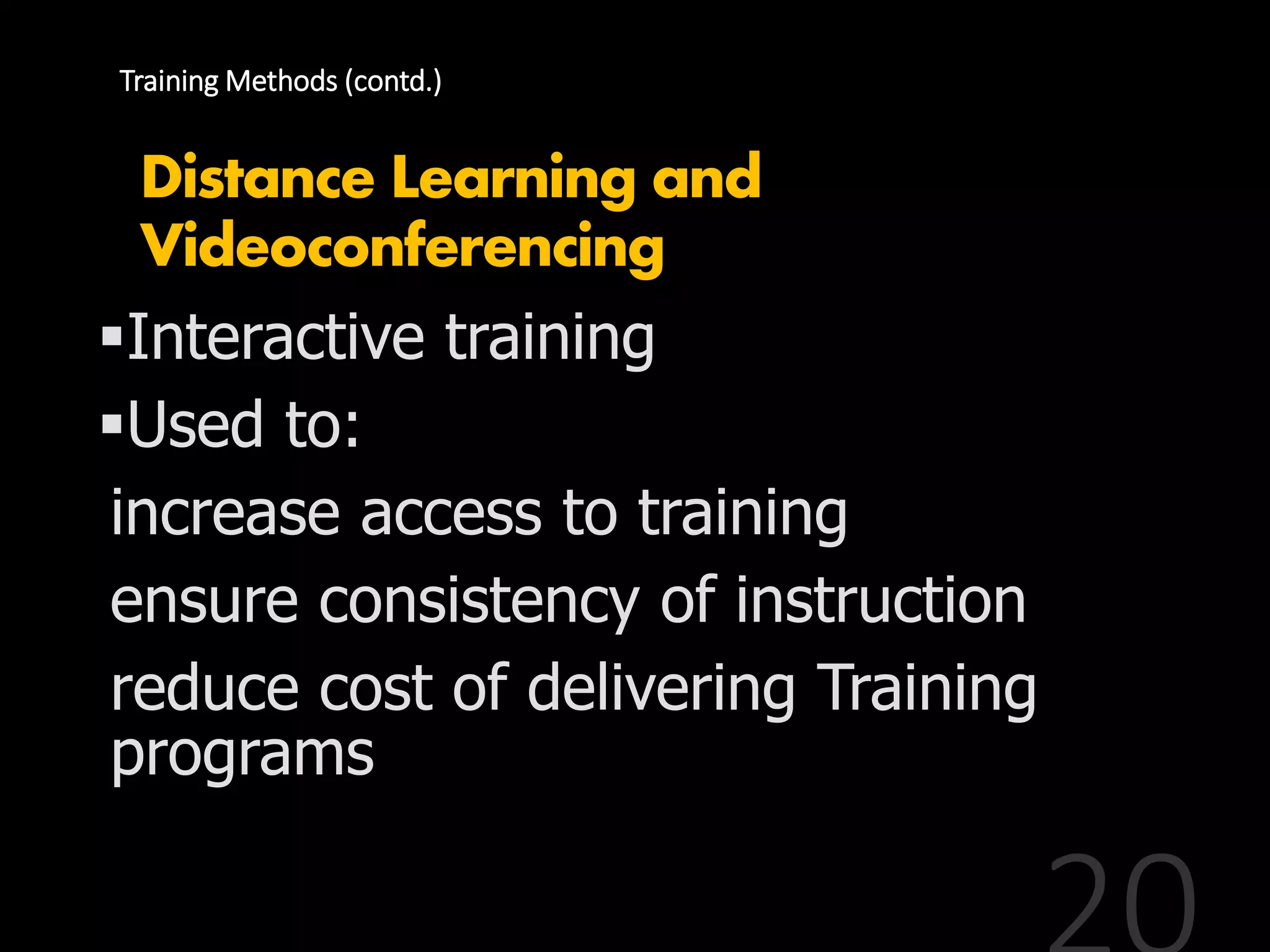 ISTD May 2020 training methods experiential | PPT | Free Download