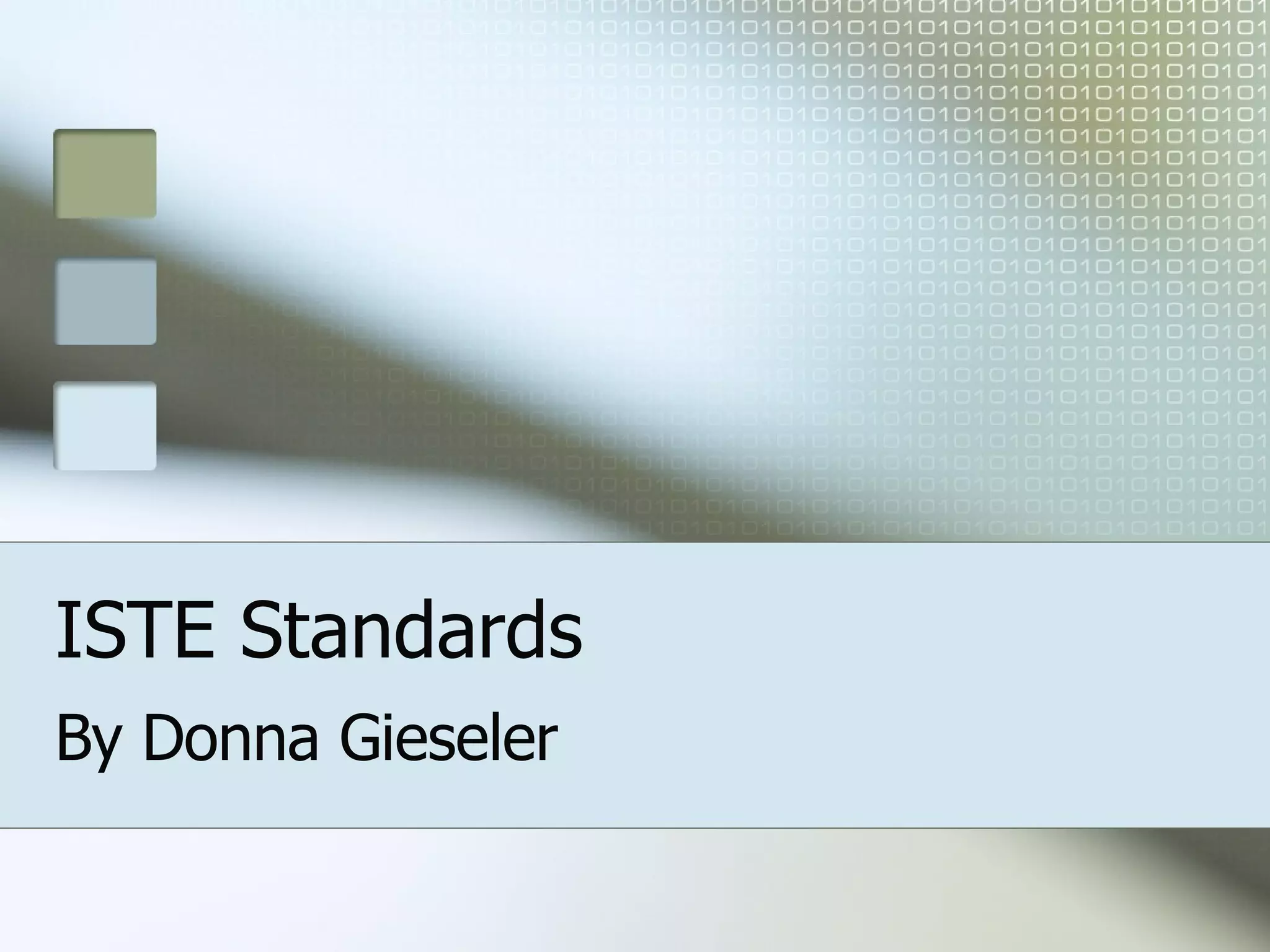 Iste Standards Presentation For Tech Day | PPT