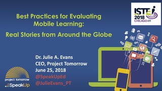 Best Practices for Evaluating Mobile Learning | PPT