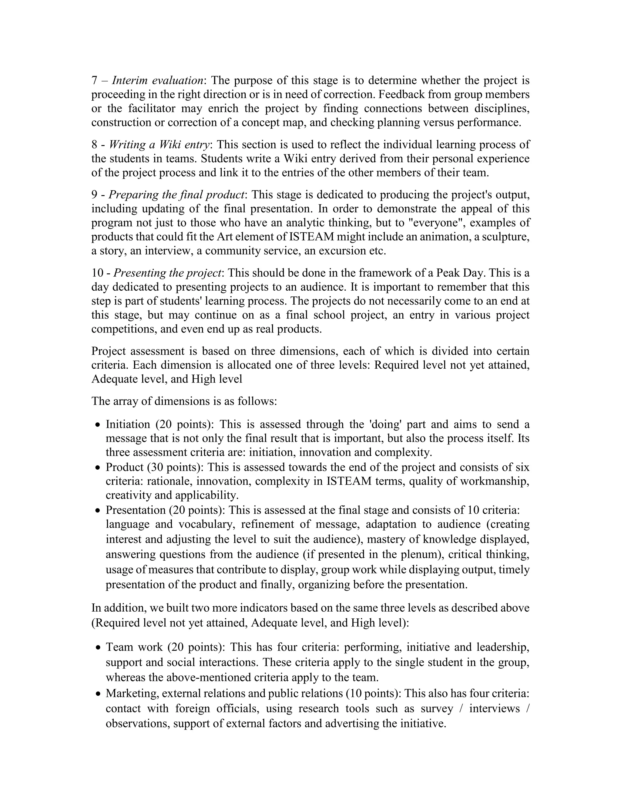 The ISTEAM Program | PDF