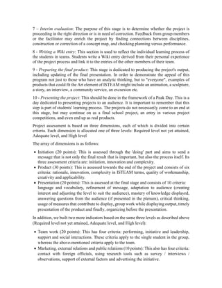 The ISTEAM Program | PDF