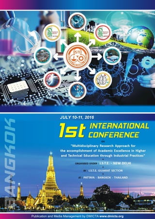 ISTE Gujarat International Conference Brochure | PDF