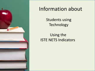 Iste nets | PPTX | Education