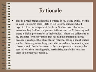 ISTE NETS Standards for Teachers: Evidence and Rationale Statements | PPT