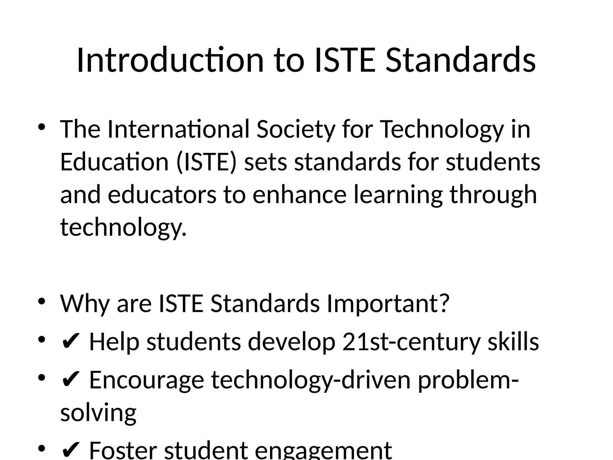 Applying ISTE Standard 1.4 Presentation by a specialist | PPTX