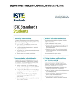 Iste standards | PDF