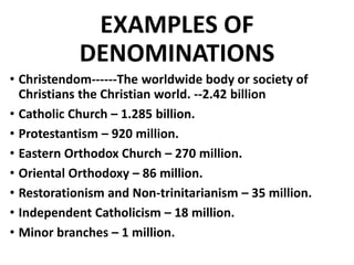 Is the church of christ a cult | PPT