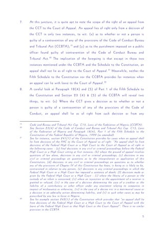 Is the code of conduct tribunal really inferior to the federal high ...