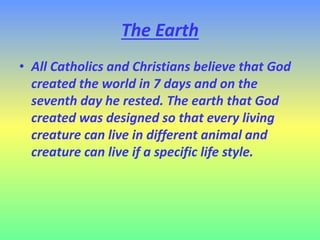 Is the earth designed ? | PPT