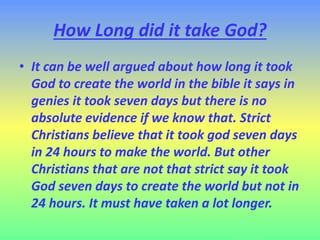 Is the earth designed ? | PPT