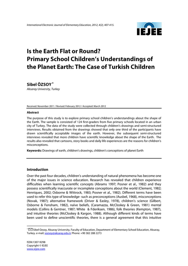 Is the earth flat or round | PDF | Free Download