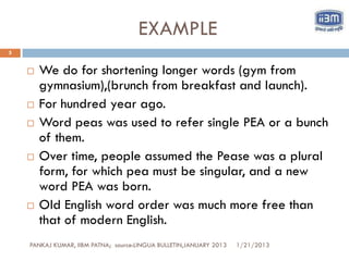 Is the english language changing | PPTX
