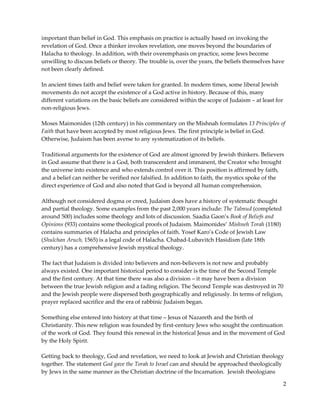 Is There a Jewish Theology or Not? | PDF