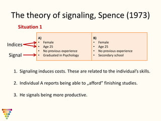 Is there a signal from education | PDF