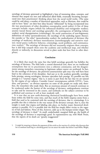 Is the sociology_of_deviance_still_relev | PDF | Undergraduate ...