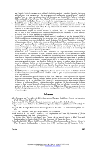 Is the sociology_of_deviance_still_relev | PDF | Undergraduate Education | College Education