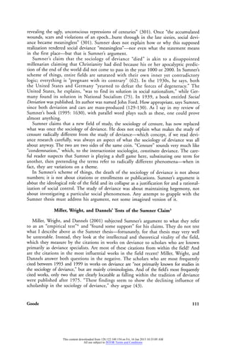 Is the sociology_of_deviance_still_relev | PDF | Undergraduate ...