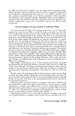 Is the sociology_of_deviance_still_relev | PDF | Undergraduate ...