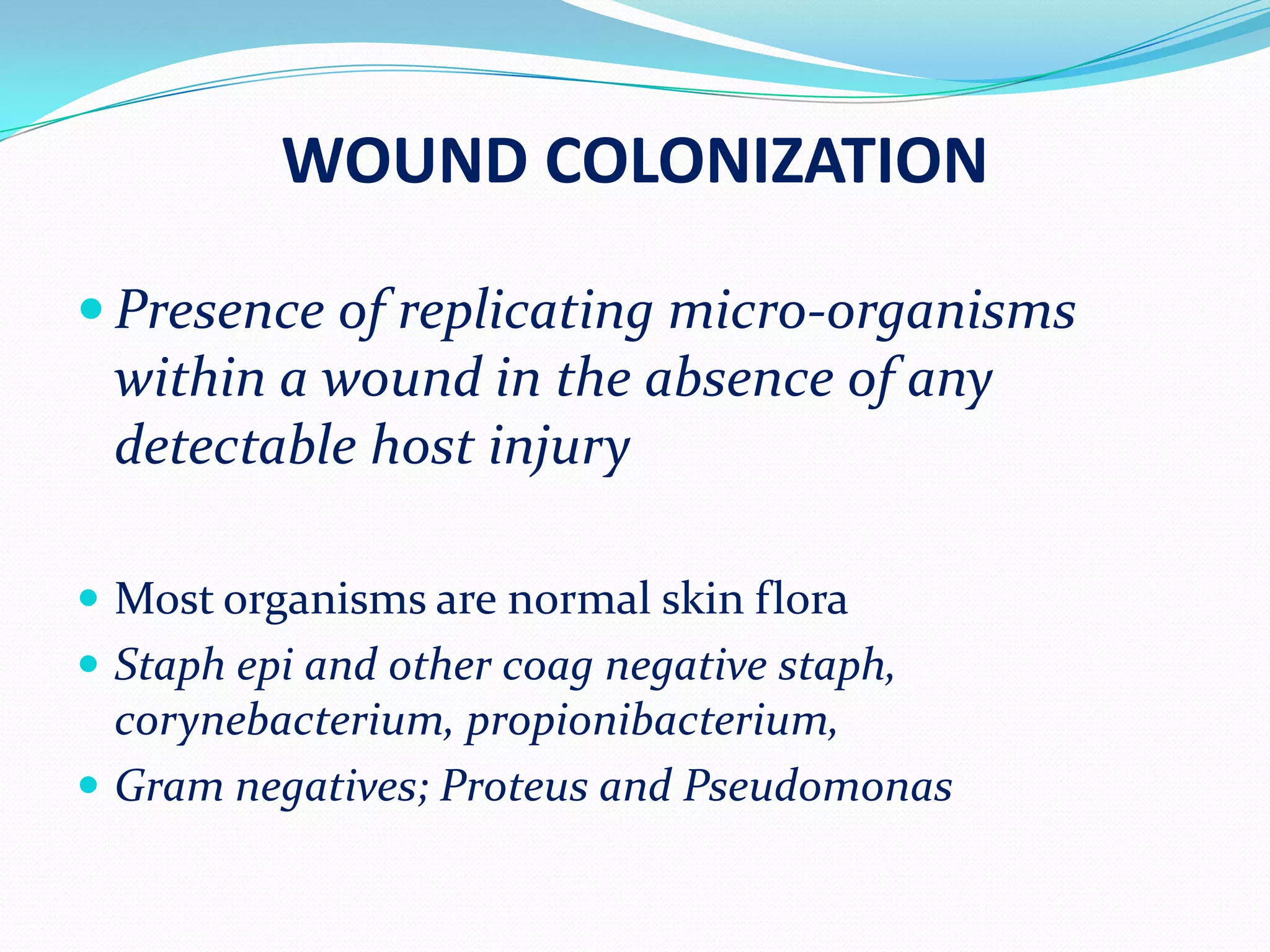 Infection of the chronic wound how to decide | PPTX