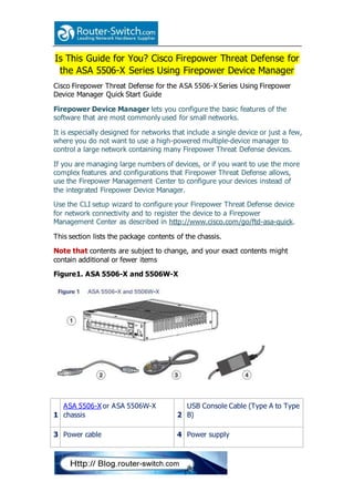 Is this guide for you cisco firepower threat defense for the asa 5506-x ...