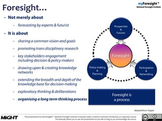 Charting Technology Development via Foresight | PPTX