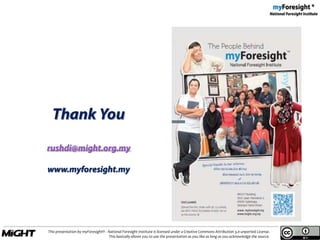 Charting Technology Development via Foresight