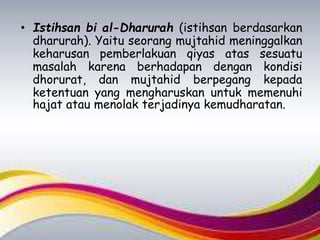 Presentasi Istihsan | PPTX