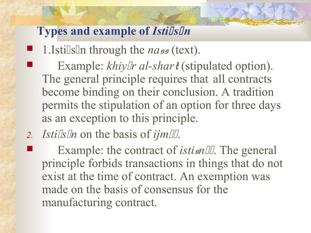 Istihsan | PPT | Islam | Religion & Spirituality