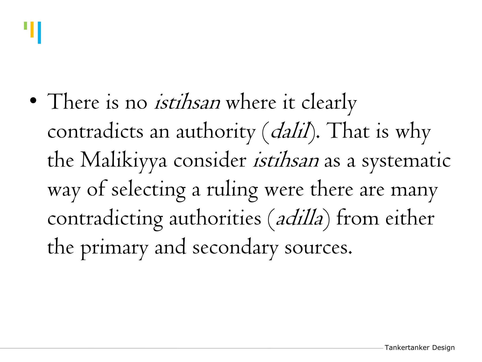 Istihsan presentation | PPTX