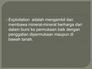 Istilah-istilah Pertambangan | PPTX