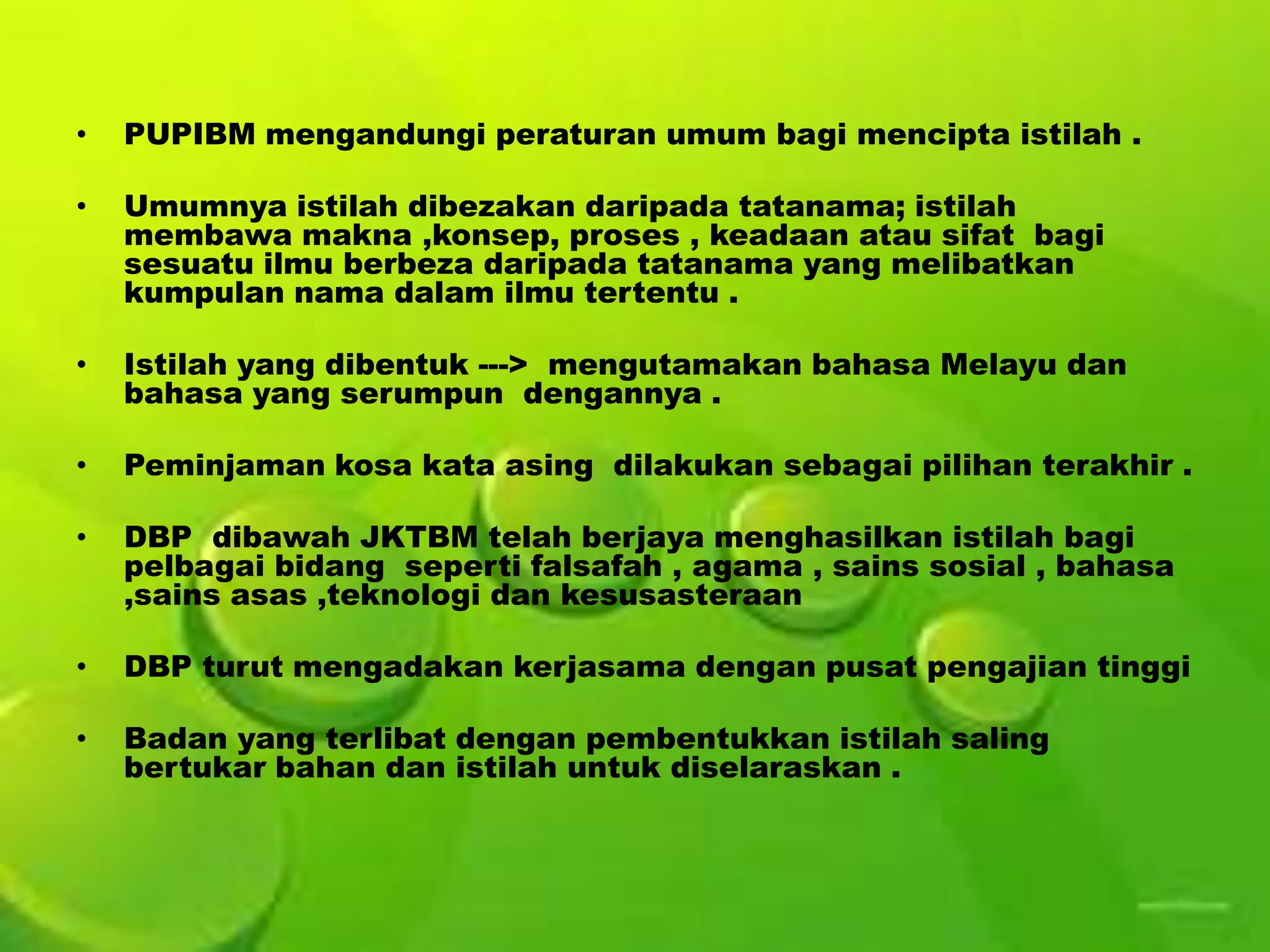 Bahasa Melayu Penggal 1: Istilah dalam bahasa melayu | PPT