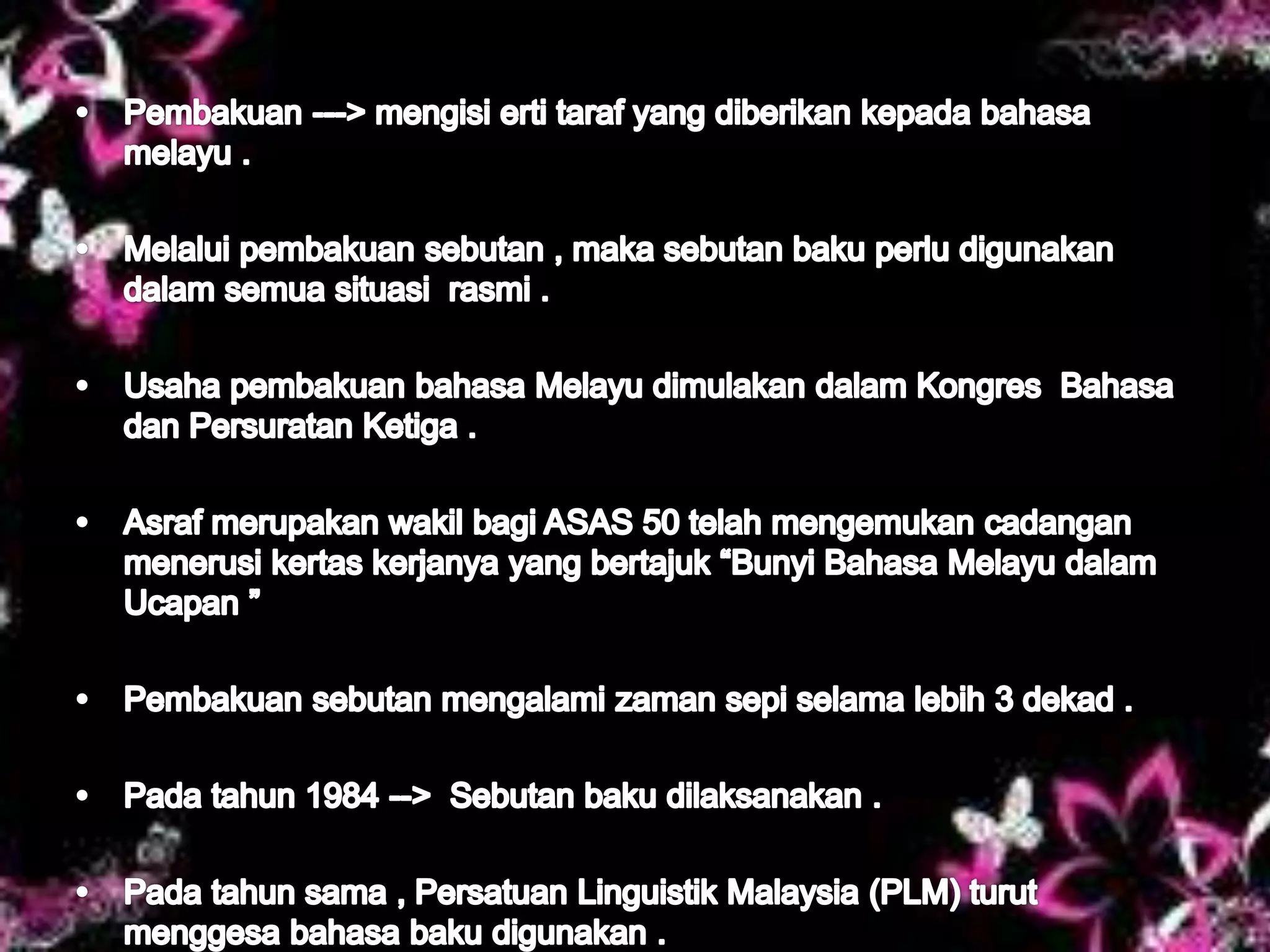Bahasa Melayu Penggal 1: Istilah dalam bahasa melayu | PPT