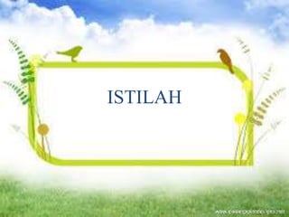 Bahasa Melayu Penggal 1: Istilah dalam bahasa melayu | PPT