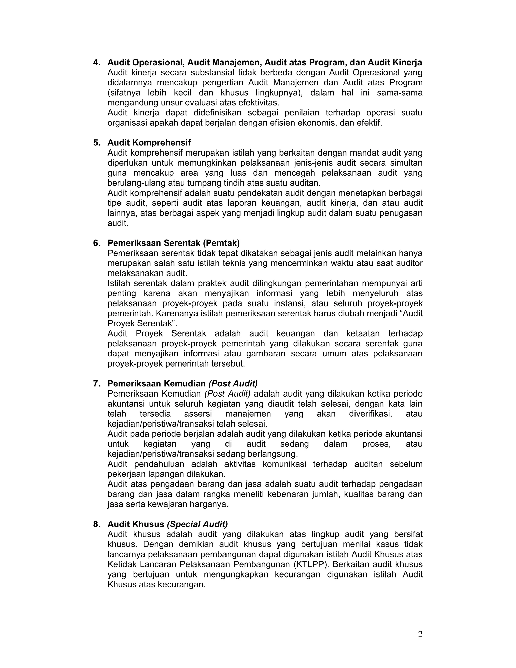 Istilah Audit | PDF